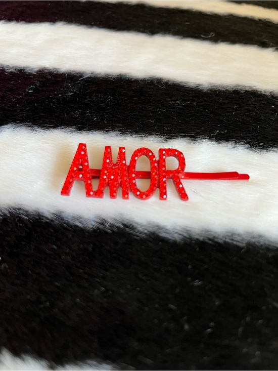 Accessories | Red Amor Hair Clip Hair Barrette | Poshmark